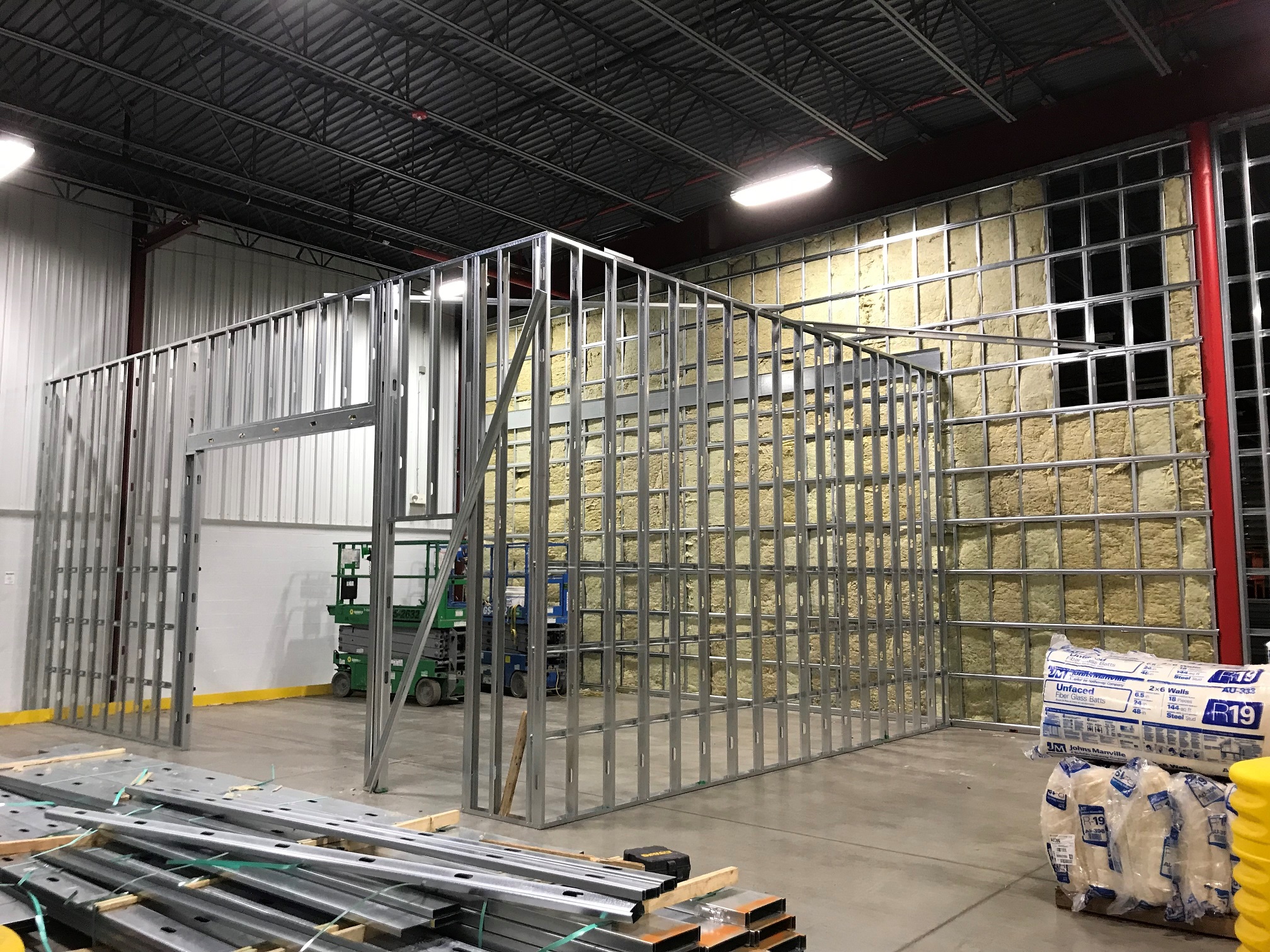 Warehouse Partition Project | Yoe Construction